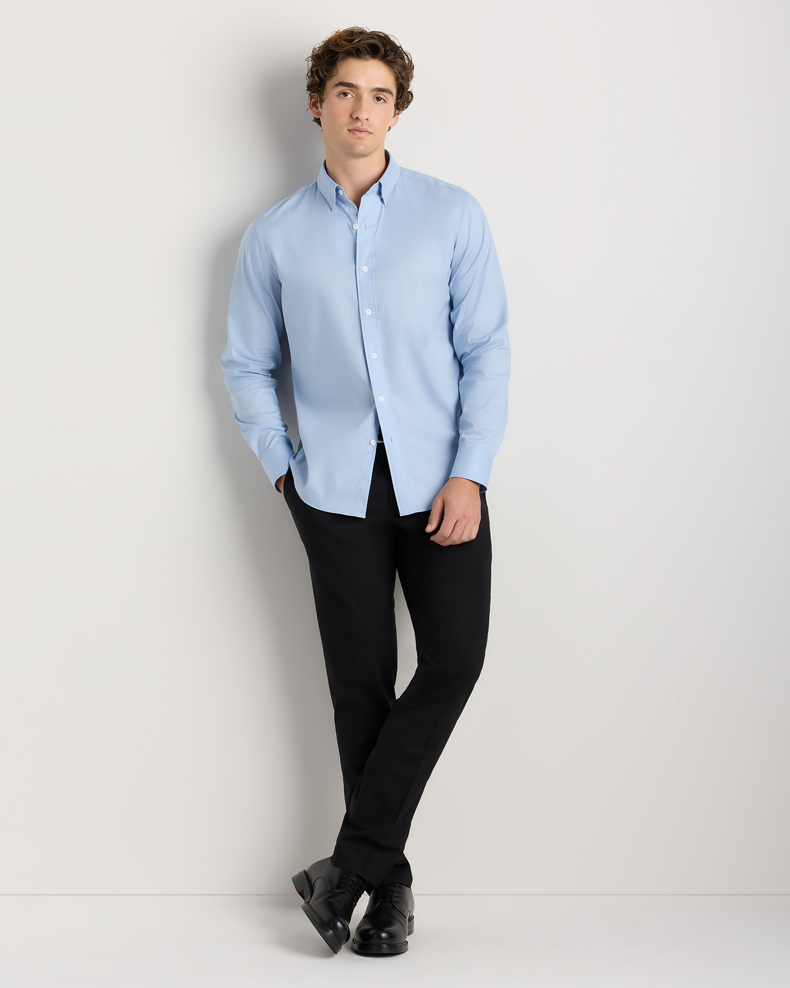QUINCE men's supima cotton-tencel everyday shirt